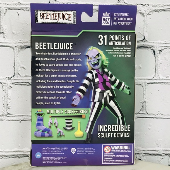 BST AXN | Toys | Beetle Juice Classic Retro Bst Axn Cartoon Animation ...